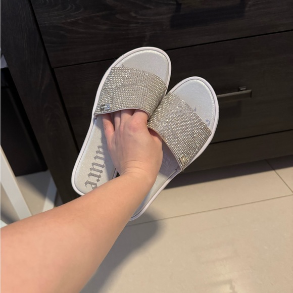 Juicy Couture | Shoes | Juicy Couture Sparkly Slippers | Poshmark